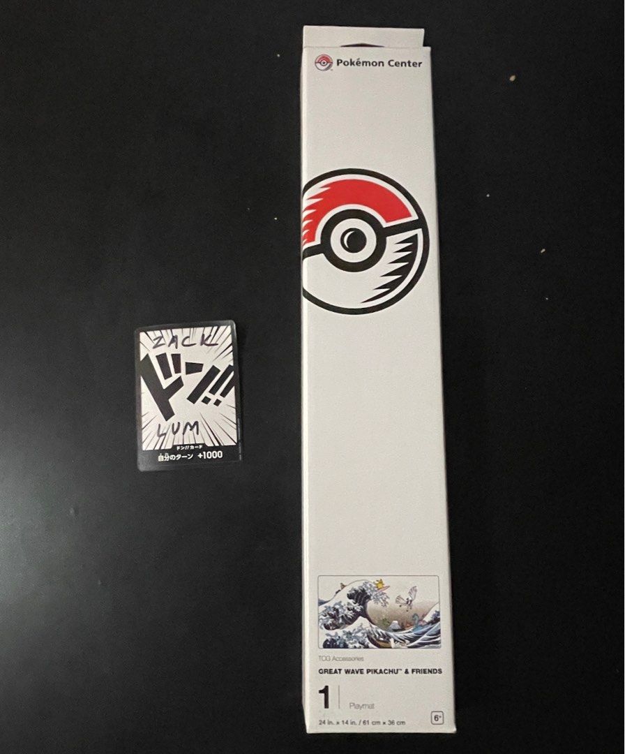 Pokemon TCG Great Wave Pikachu & Friends Playmat, Hobbies & Toys, Toys ...