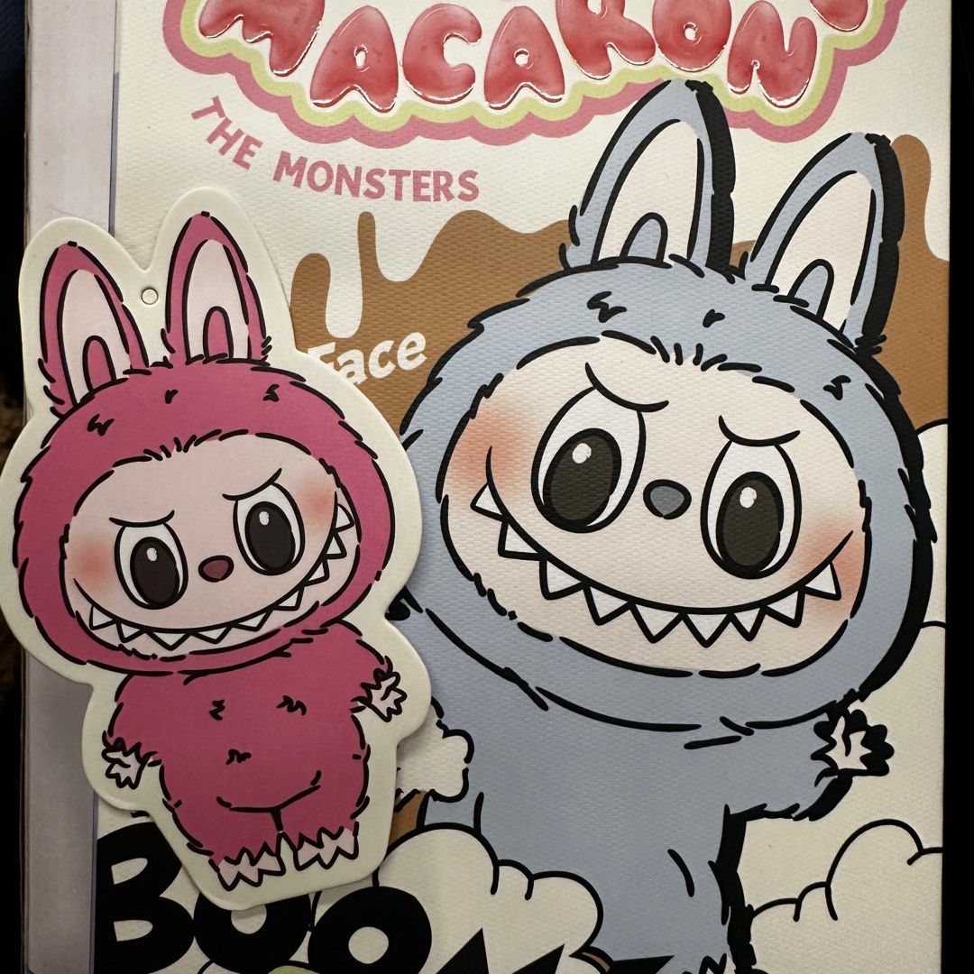 [Pop Mart Labubu 盲盒] Labubu 馬卡龍系列 Macaron 荔枝草莓 粉紅款, 興趣及遊戲, 玩具 & 遊戲類 ...