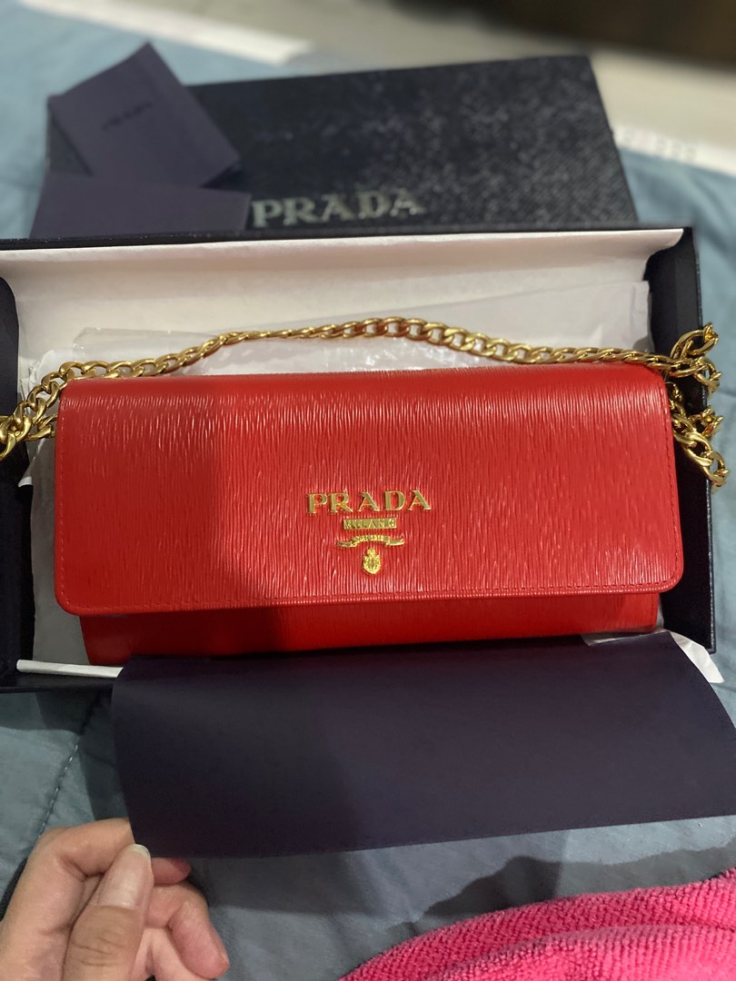 Prada WOC, Luxury, Bags & Wallets on Carousell