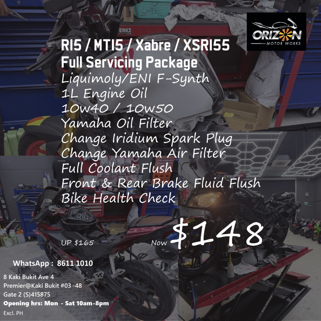 R15 / MT15 / XSR155 Repairs & Service Full Overhaul & Diagnose ...