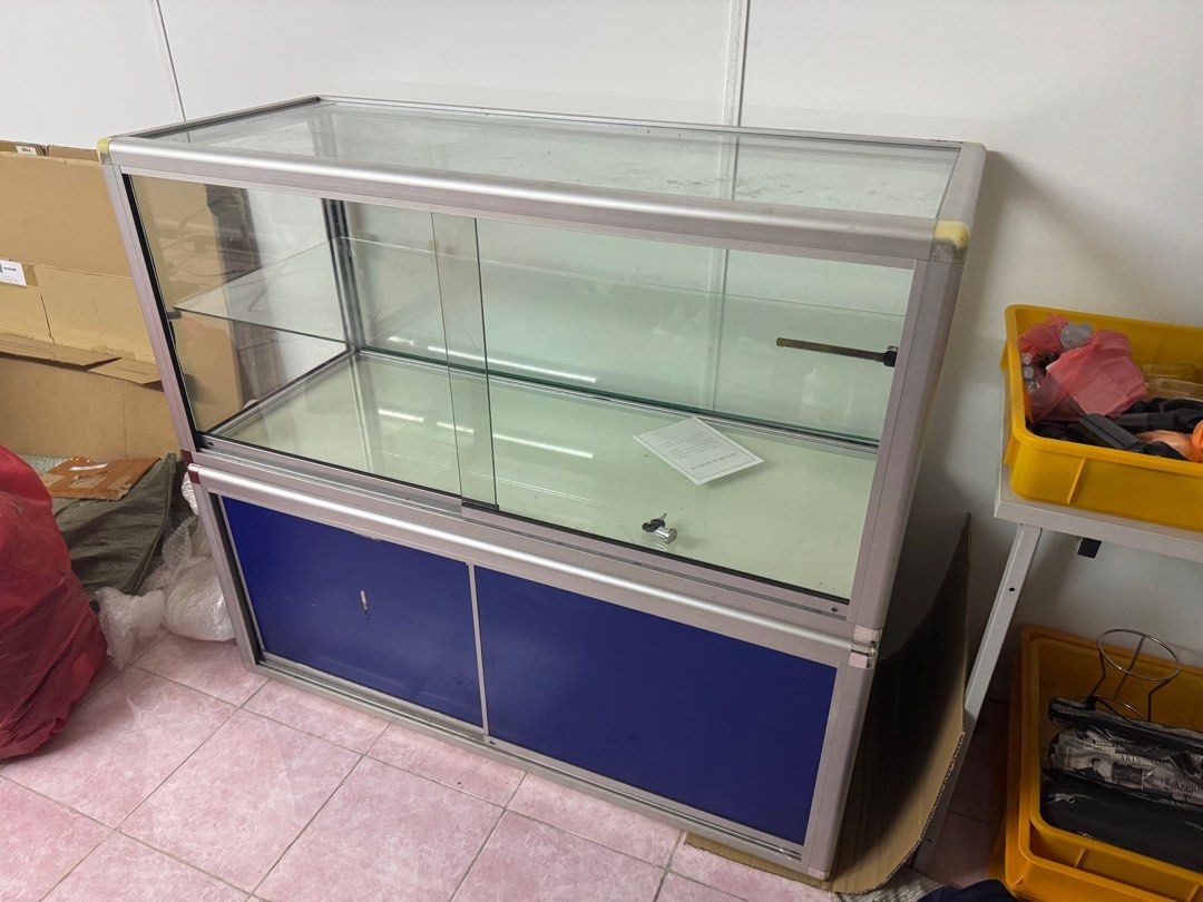 Rak kaca glass display cabinet, Furniture & Home Living, Furniture, Other Home Furniture on ...