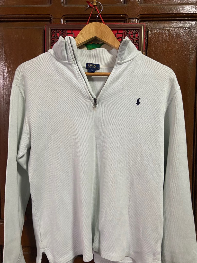 Ralph Lauren Qzip Sweater Gold Tag, Men's Fashion, Coats, Jackets and ...