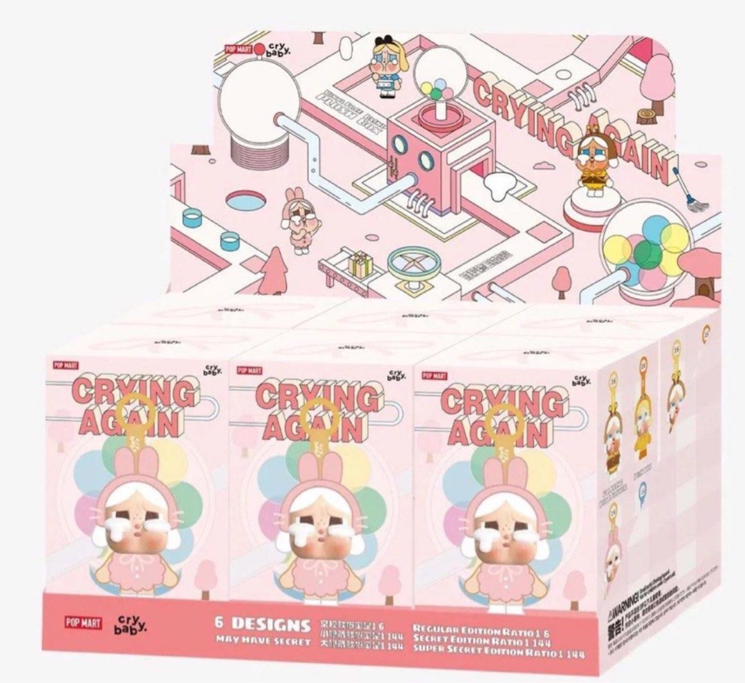 *Retail Price* BNIF Crying Again Series Vinyl Face Plush Full Set, Hobbies & Toys, Toys & Games ...