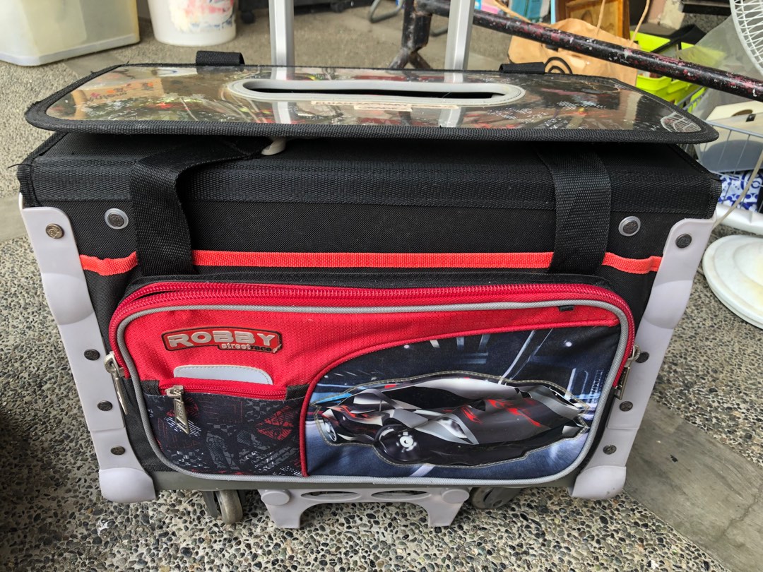 Robby Rabbit Trolley School Bag, Hobbies & Toys, Stationary & Craft ...