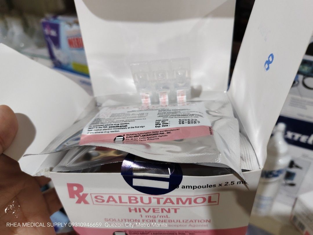 Salbutamol hivent, Health & Nutrition, Medical Supplies & Tools on ...