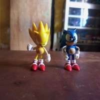 Set Sonic The Hedgehog Super Sonic SEGA, Toys & Collectibles, Mainan di ...