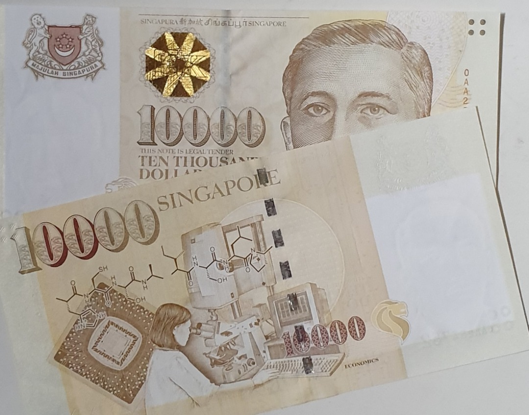 Singapore Portrait Series $10,000 Note, Hobbies & Toys, Memorabilia ...