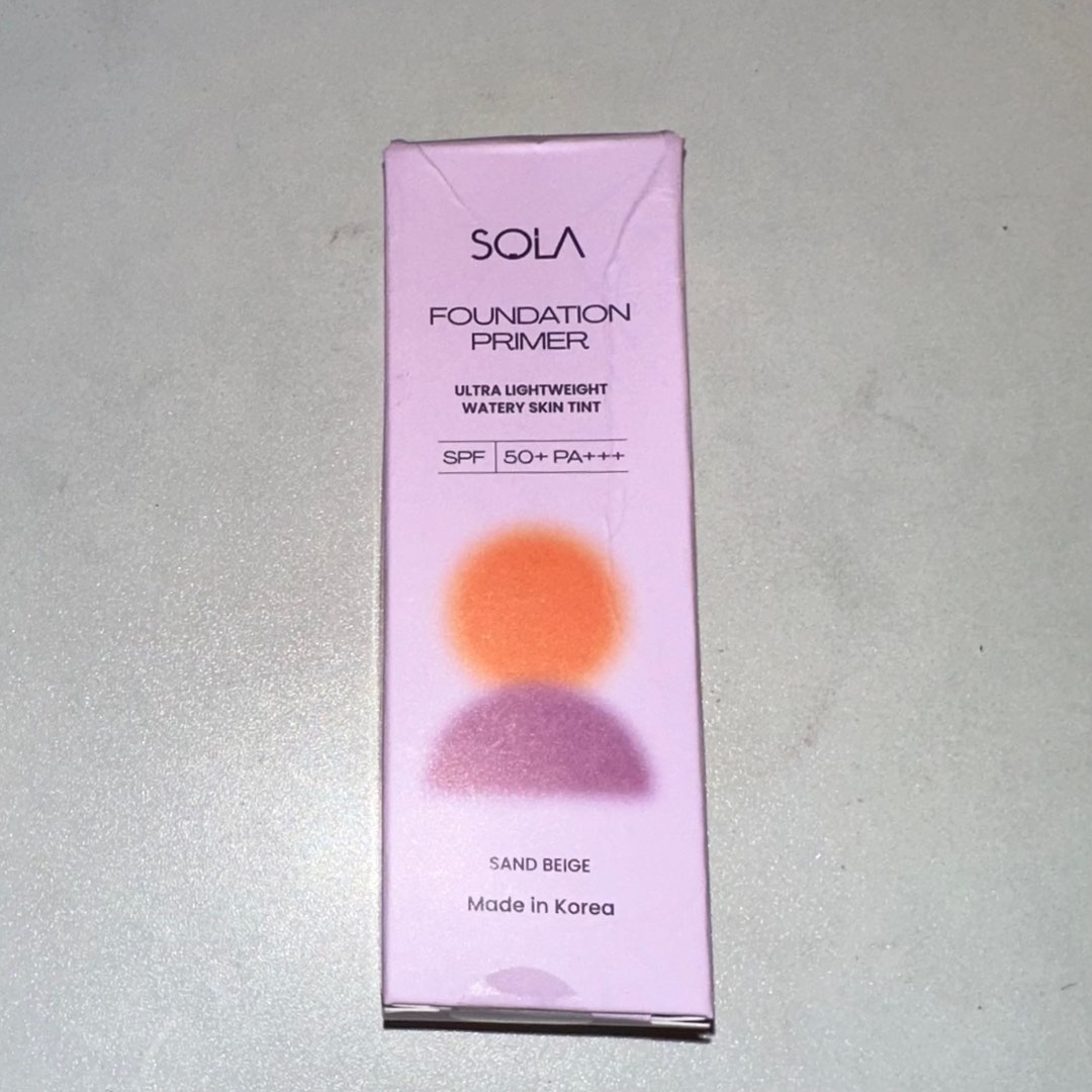 Sola Skin Tint Foundation Primer in SAND, Beauty & Personal Care, Face ...
