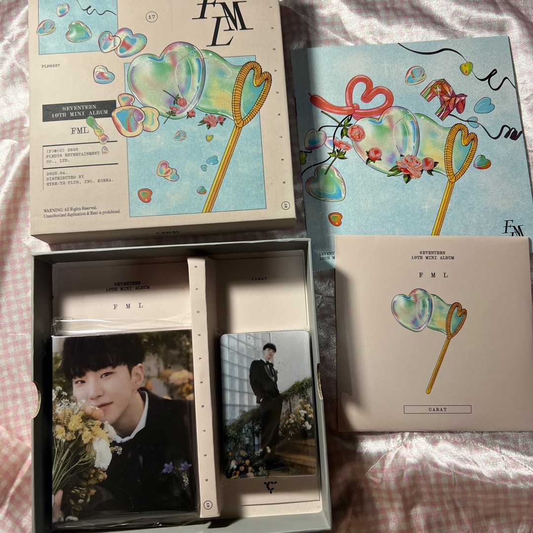 SVT SEVENTEEN HOSHI FML CARAT VERSION CARVER UNSEALED ALBUM COMPLETE INCLUSIONS PHOTOBOOK RANDOM ...