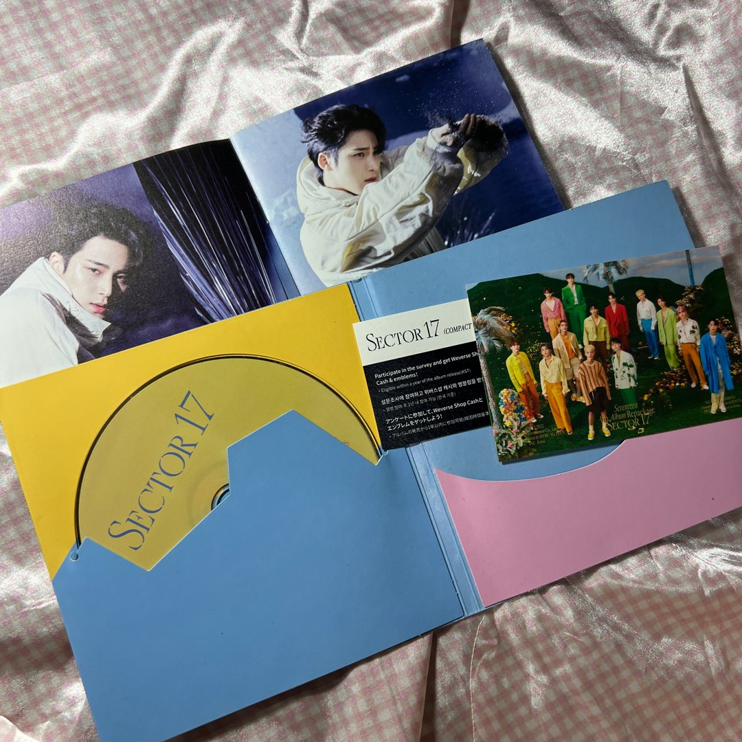 SVT SEVENTEEN SECTOR 17 MINGYU WONWOO THE8 VERNON COMPACT VERSION ALBUM ...
