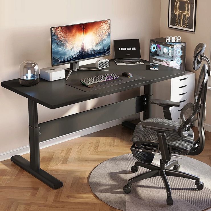 Table Ergonomic Table Height Adjustable PC Gaming Table Office Table ...