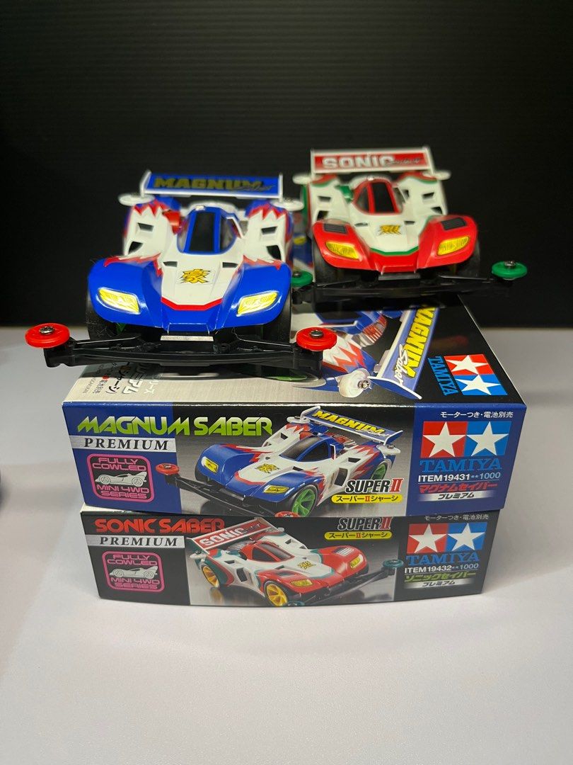 Tamiya Mini 4WD Magnum Saber and Sonic Saber, Hobbies & Toys, Toys ...