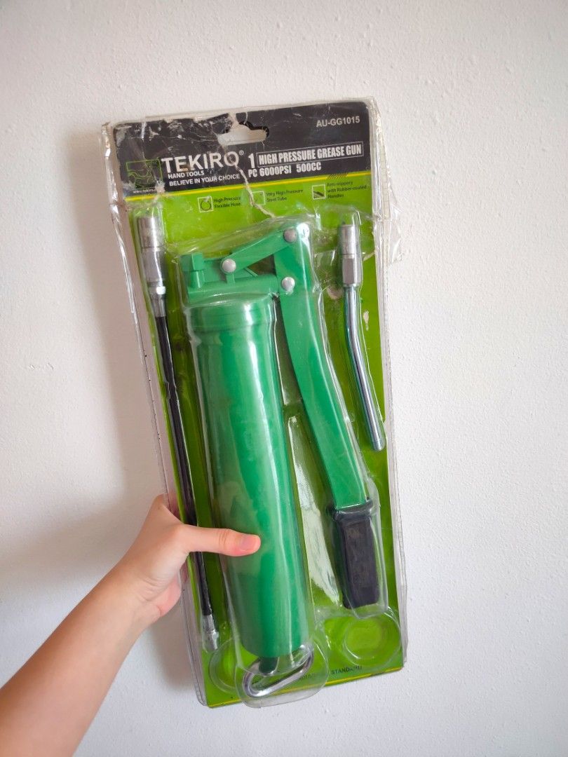 Tekiro High Pressure Grease Gun PC 6000PSI 500CC, Perkebunan di Carousell