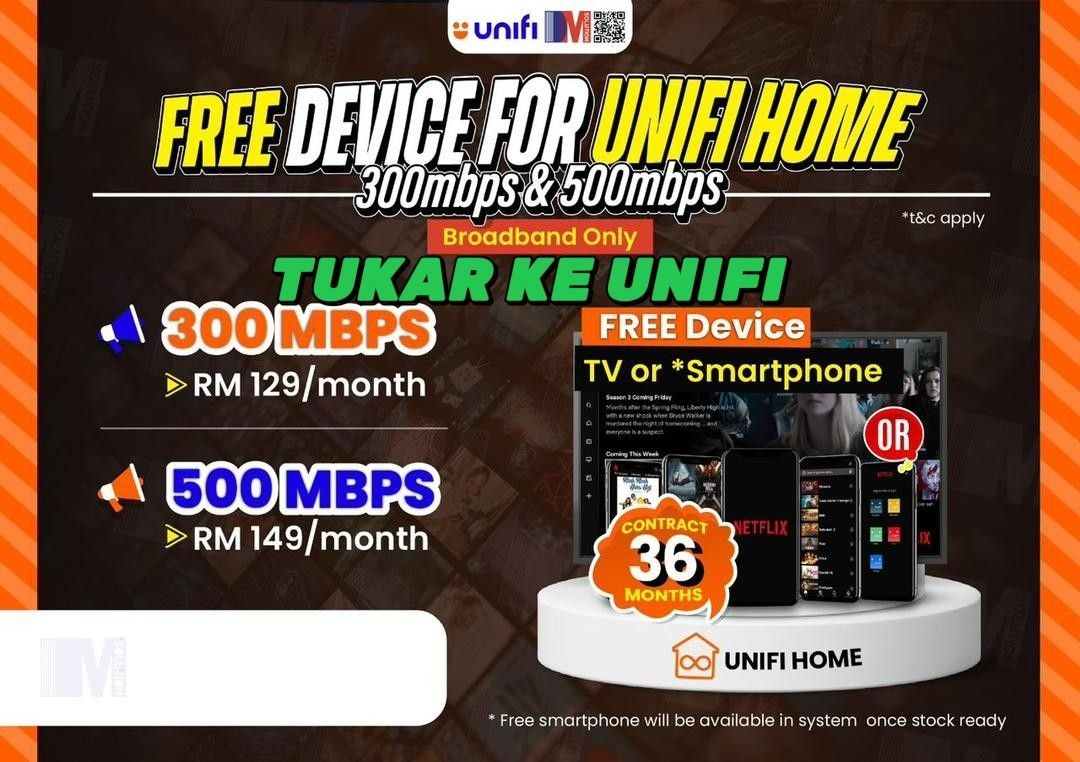 Telekom unifi promotion WiFi modem router register installation, Computers & Tech, Office ...