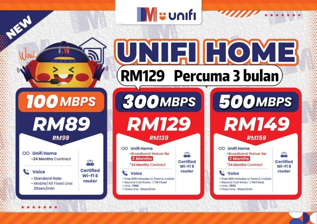 Telekom unifi promotion WiFi modem router register installation, Computers & Tech, Office ...