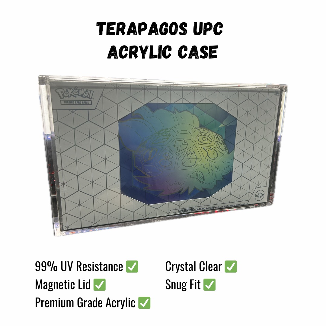 Terapagos UPC Acrylic Display Case [OOS, Hobbies & Toys, Toys & Games ...
