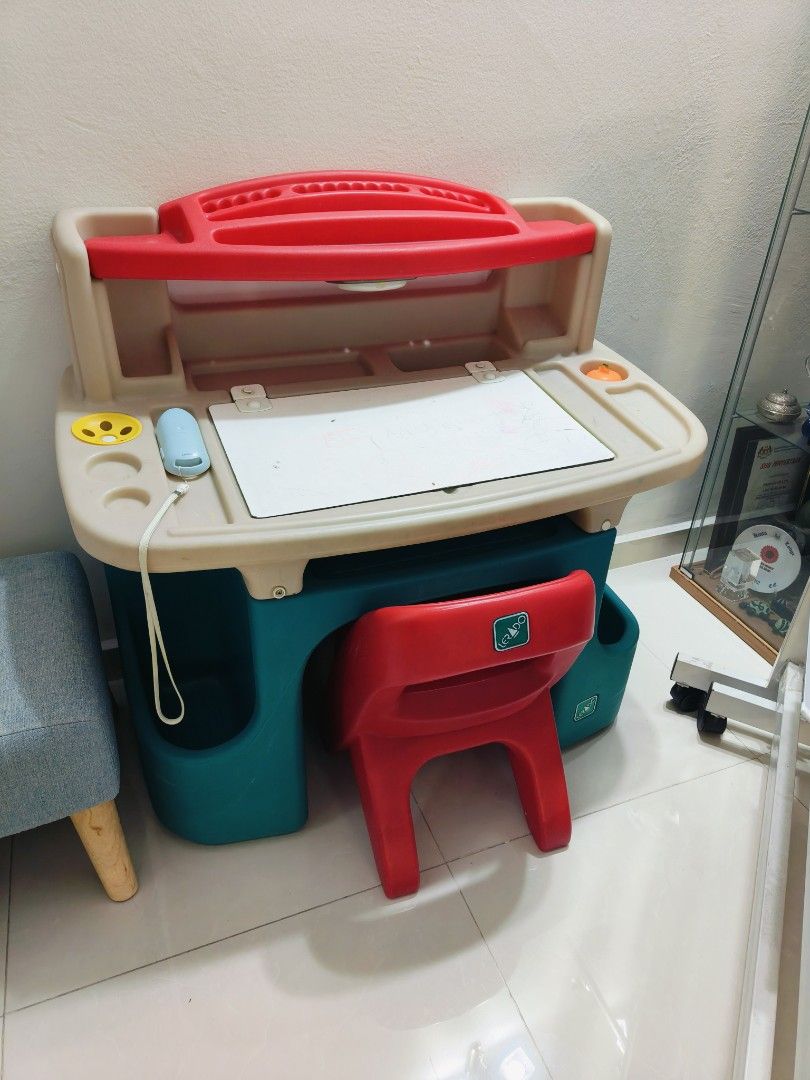 Toddler study table and chair, Babies & Kids, Baby Nursery & Kids ...