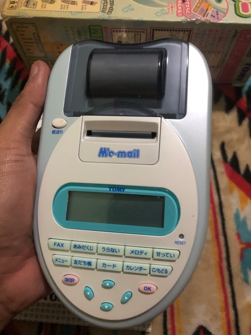 Tomy mc-mail portable paper roll printer, Hobbies & Toys, Stationary ...