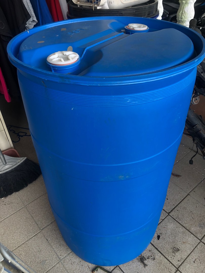 Tong Air Besar 200 liter, Furniture & Home Living, Outdoor Furniture on ...