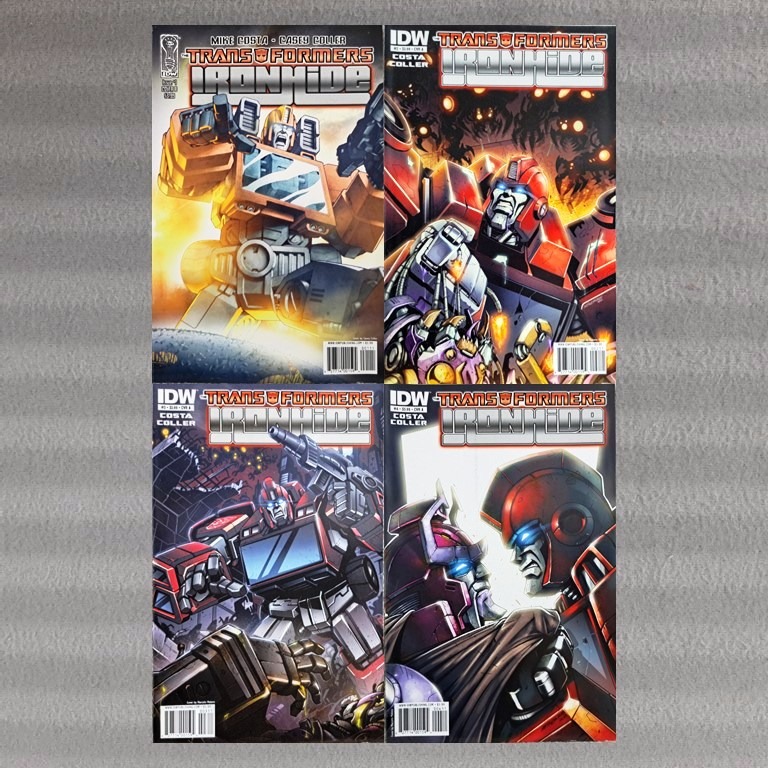 Transformers: Ironhide 4/4 Complete Set (IDW Publishing I-P) Mike Costa ...