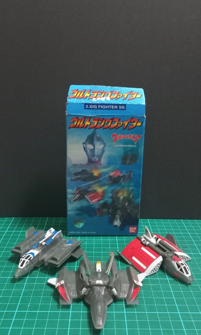 Ultraman gaia fighter jet bandai model kits (3 unit), Hobbies & Toys ...
