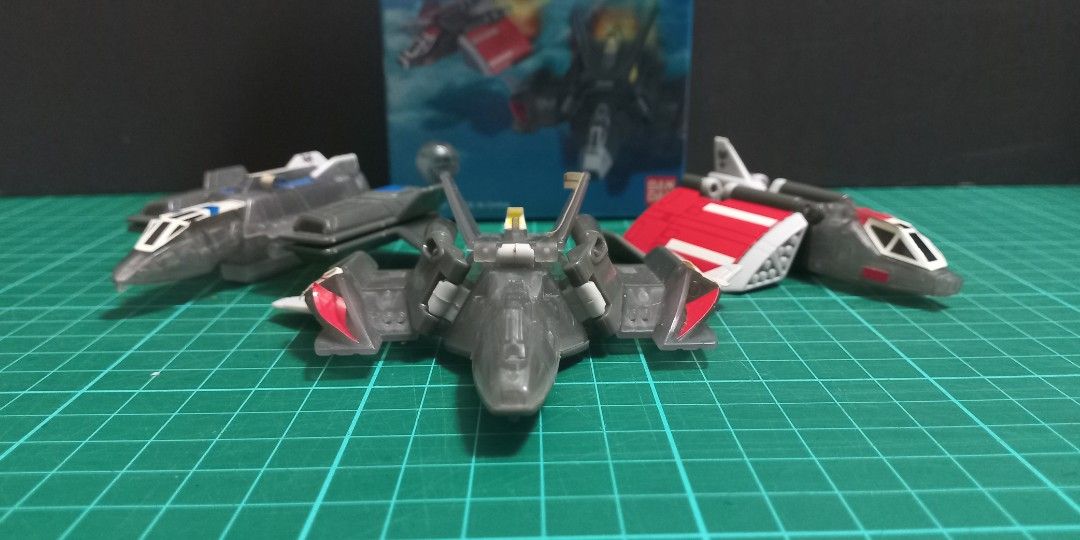 Ultraman gaia fighter jet bandai model kits (3 unit), Hobbies & Toys ...