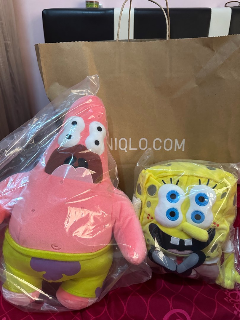 Uniqlo cactus plant flea market spongebob squarepants plushi, Hobbies ...