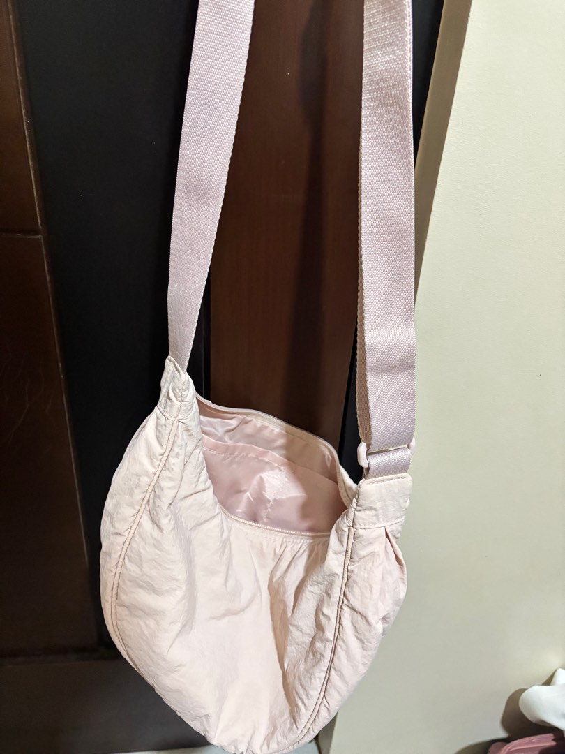 Uniqlo Pink Dumpling Bag, Women's Fashion, Bags & Wallets, Shoulder ...