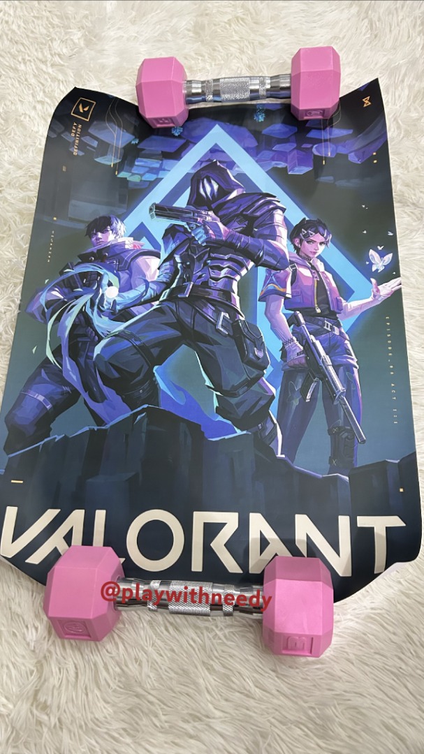 VALORANT Poster from Riot event, Hobbies & Toys, Stationary & Craft ...