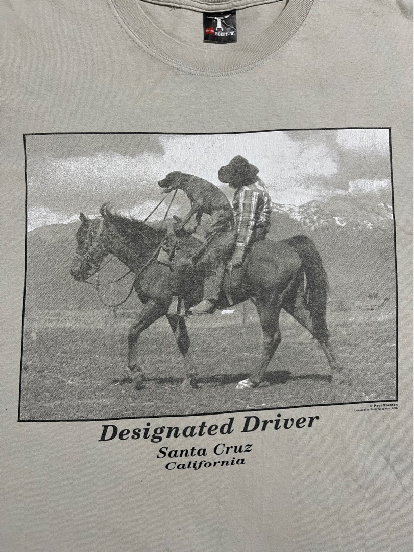 Vintage Designated Driver Tee, Men's Fashion, Tops & Sets, Tshirts ...