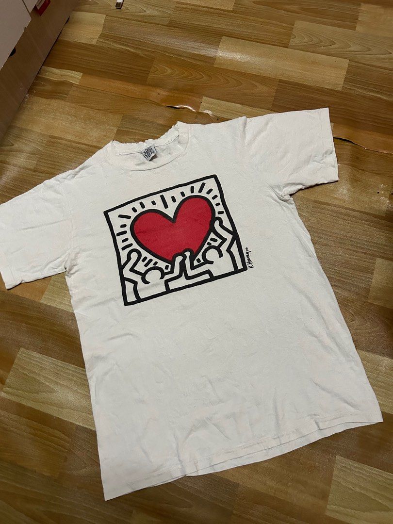 Vintage Keith haring, Men's Fashion, Tops & Sets, Tshirts & Polo Shirts ...
