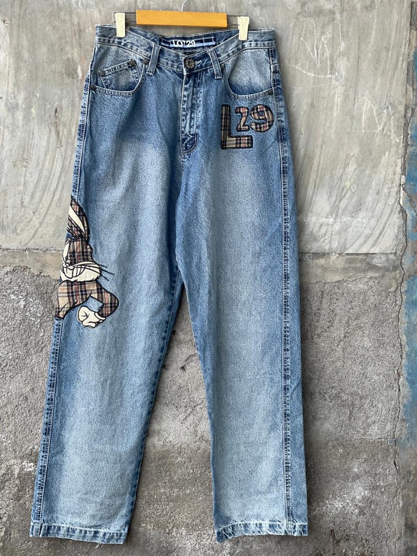 VINTAGE LOT 29 BAGGY PANTS - LOONEY TUNES BUGS BUNNY PANTS - BETTY BOOP ...