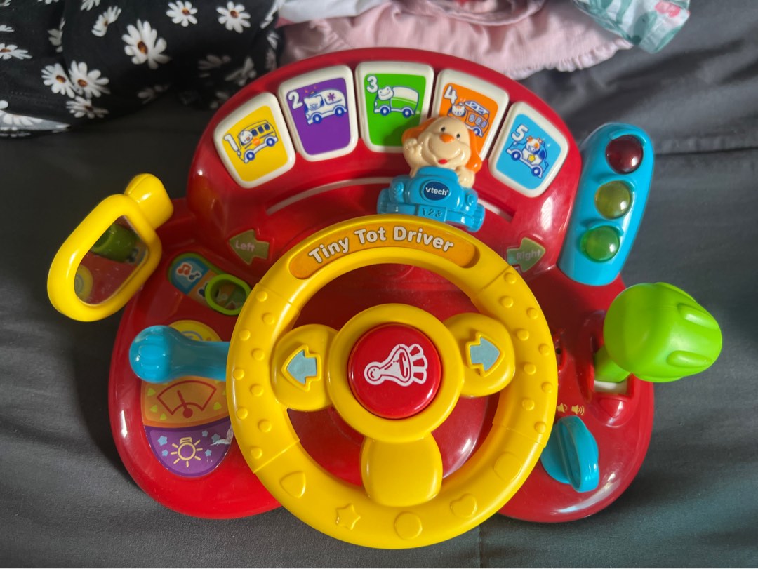 Vtech Tiny tot driver, Babies & Kids, Infant Playtime on Carousell