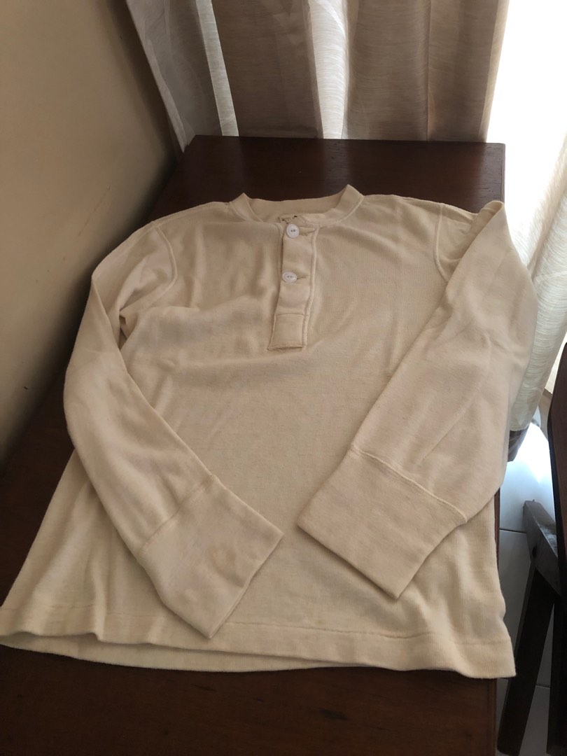 Vtg 70s Vietnam War Era US Army Undershirt Winter Lightweight Long John Henley, Men's Fashion ...