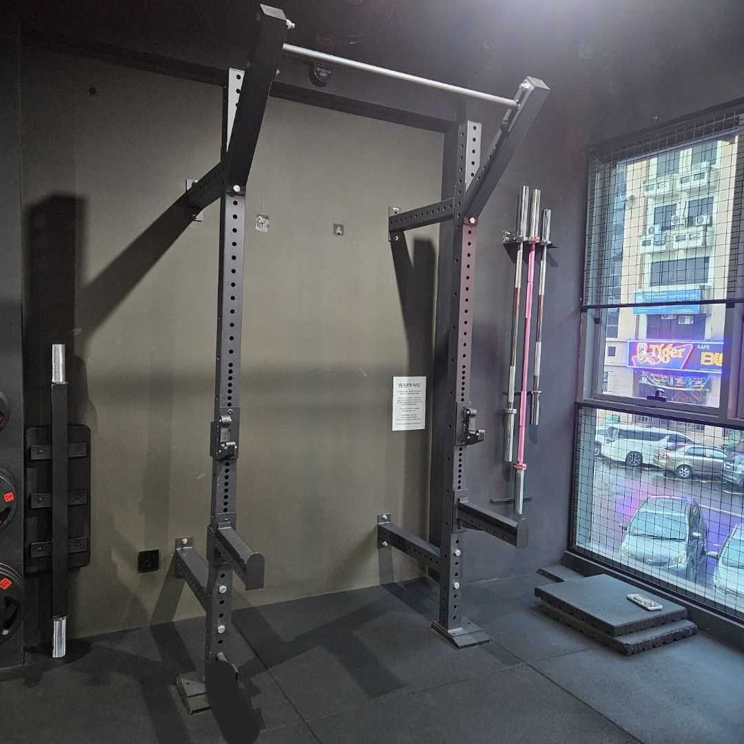 Wall Mounted Power Rack, Sports Equipment, Exercise & Fitness, Cardio ...