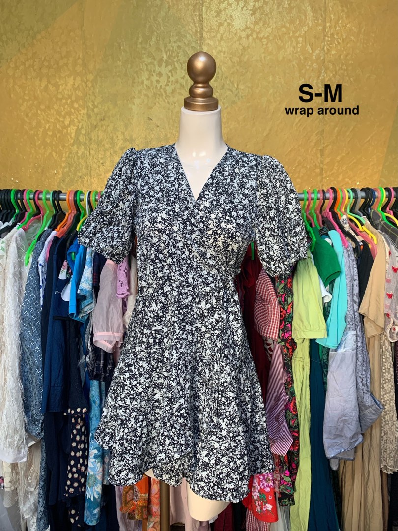 wrap around dress, Women's Fashion, Dresses & Sets, Dresses on Carousell