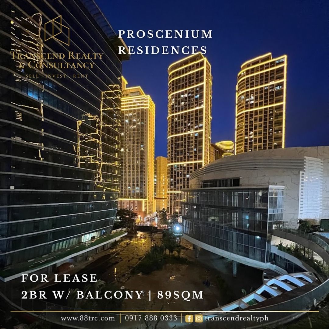2 Bedroom Unit For Lease at The Proscenium Residences, Property ...