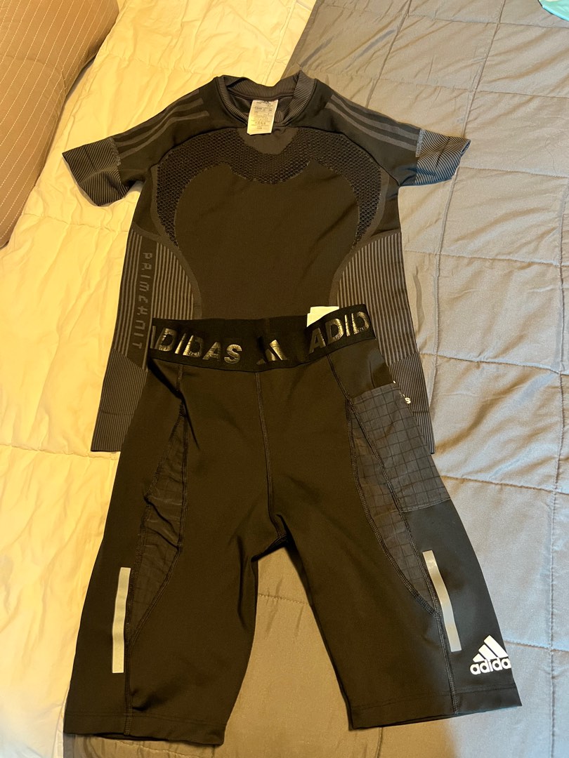 adidas workout clothes set, Men's Fashion, Activewear on Carousell