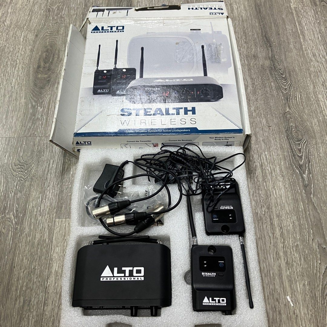 Alto Stealth Wireless System for Loudspeakers with Receiver Expansion ...