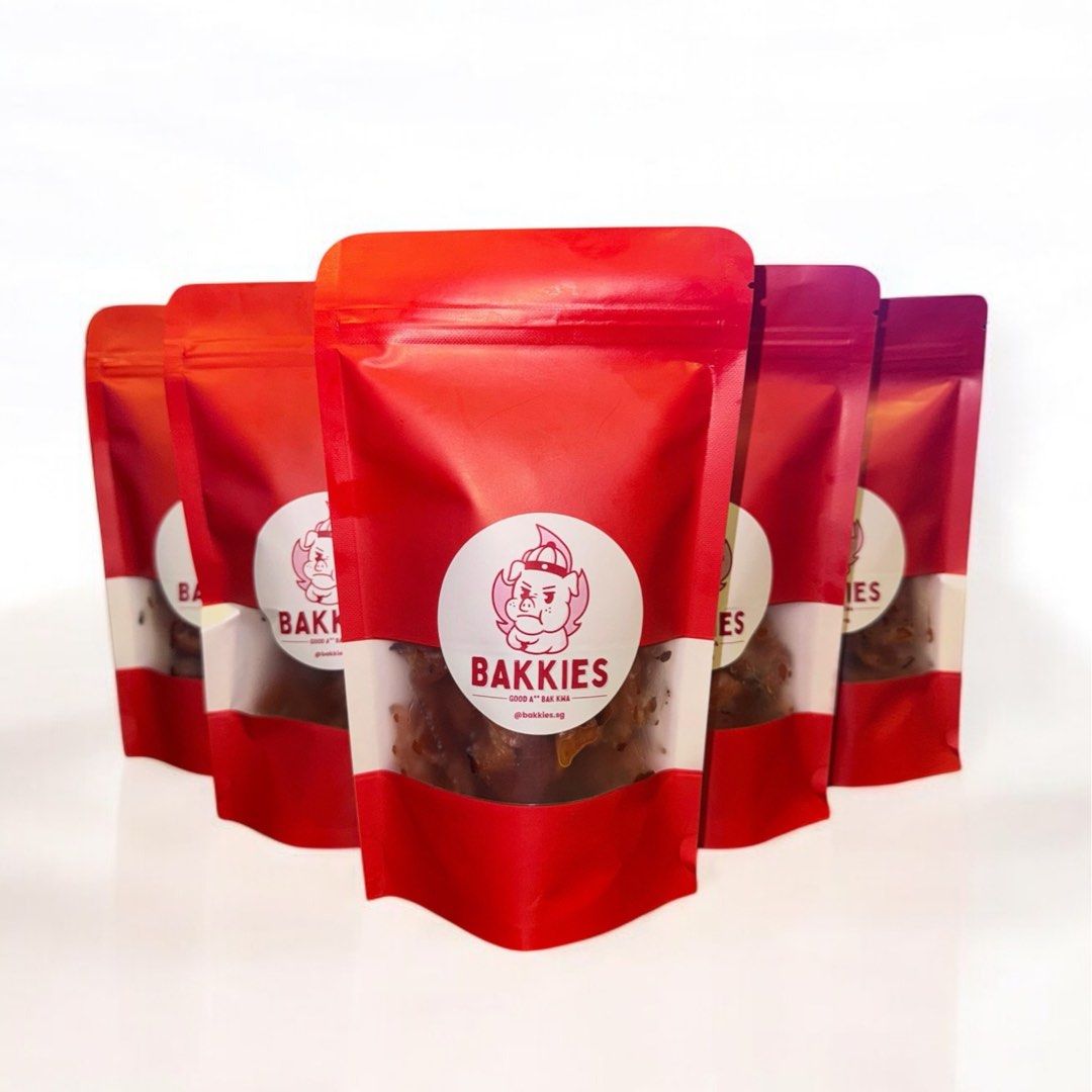 BAKKIES PREMIUM STREAKY BAK KWA Chinese New Year Snack, Food & Drinks ...