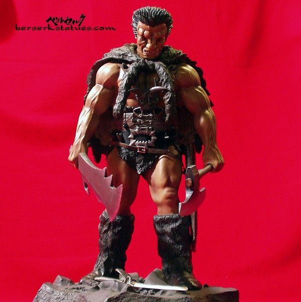BERSERK ZODD Human form Art Of War Japan 1/10 Polystone Statue Zoddo ...