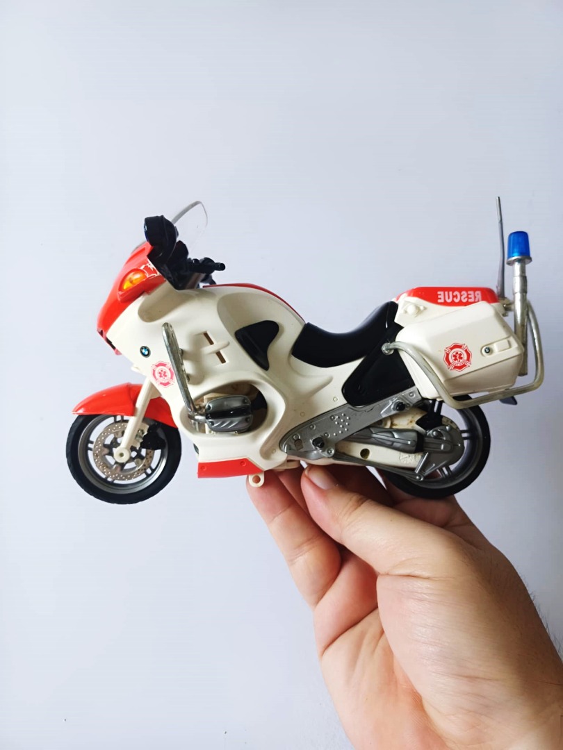 BMW Rescue Model Motorcyle WELLY 1:12 scale (metal-diecast), Hobbies ...