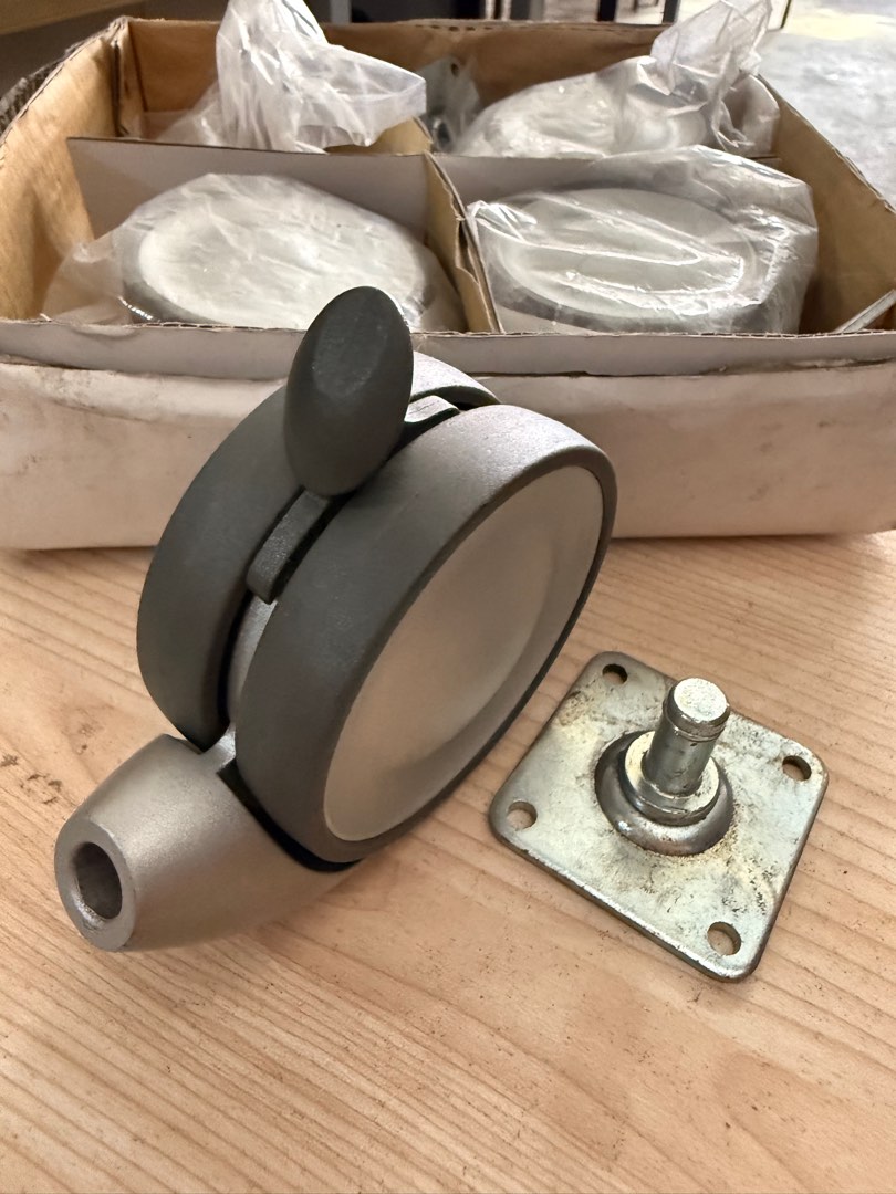 Chairs and table roller wheels 350 set, Furniture & Home Living, Office ...