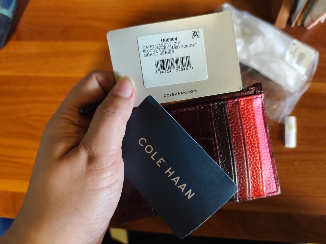 Cole Haan Red Card Case, Women's Fashion, Bags & Wallets, Purses ...