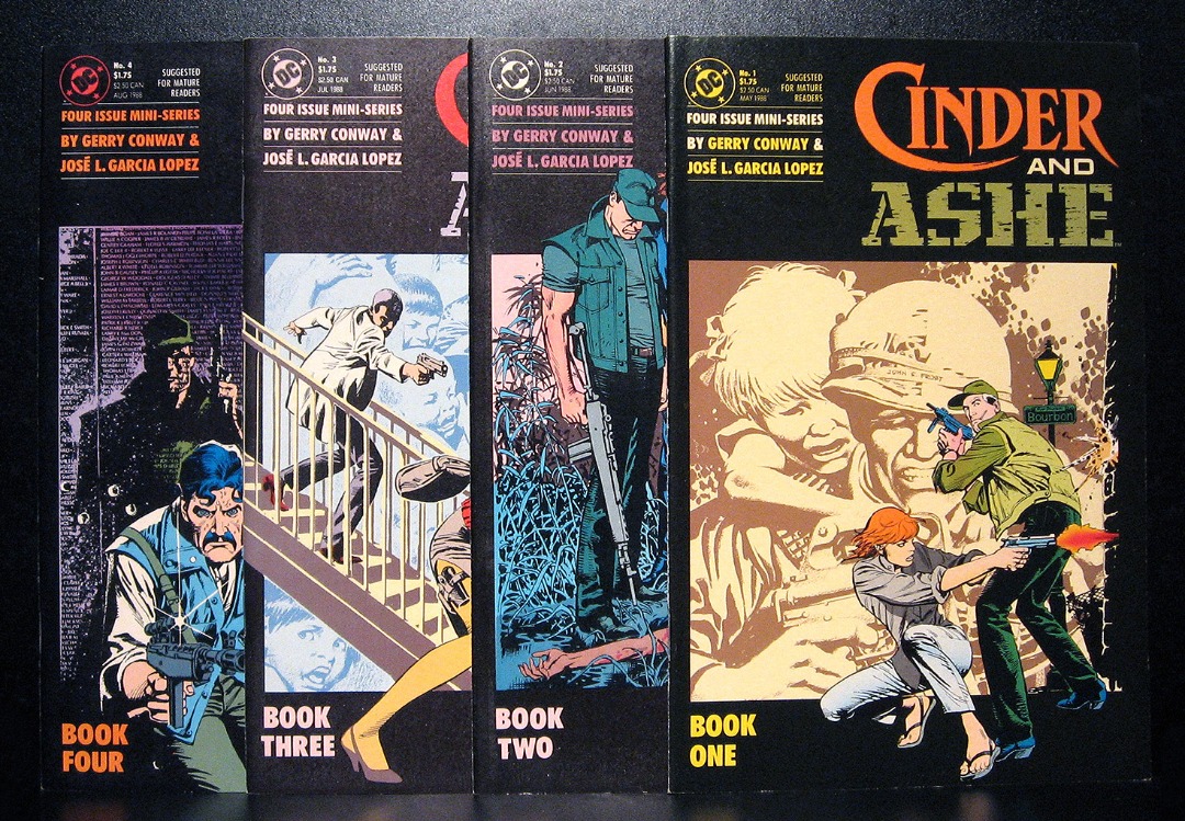 COMICS: DC: Cinder and Ashe #1-4 (1988), Jose Luis Garcia-Lopez art ...