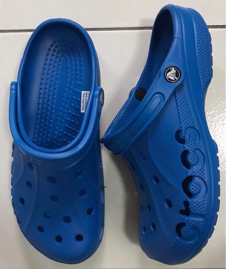 Crocs Baya Clog Cobalt Blue, Men's Fashion, Footwear, Slippers & Slides ...