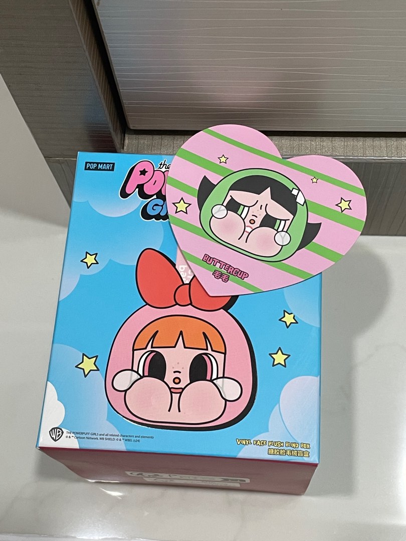 CRYBABY × Powerpuff Girls Series-Vinyl Face Plush Blind Box, Hobbies ...