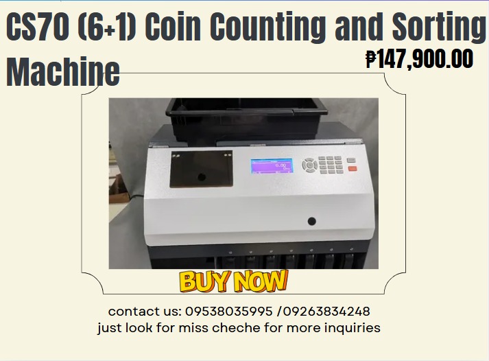 CS70 (6+1) Coin Counting and Sorting Machine, Everything Else, Others ...