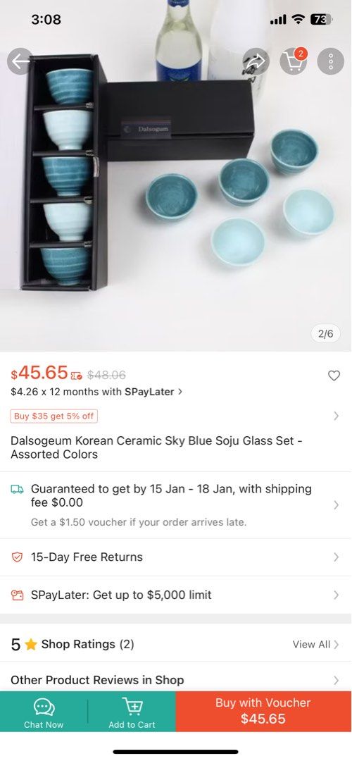 Dalsogeum Korean Ceramic Soju Glass Set - Assorted Colors, Furniture ...