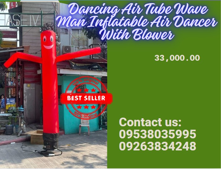 Dancing Air Tube Wave Man Inflatable Air Dancer With Blower, Everything ...